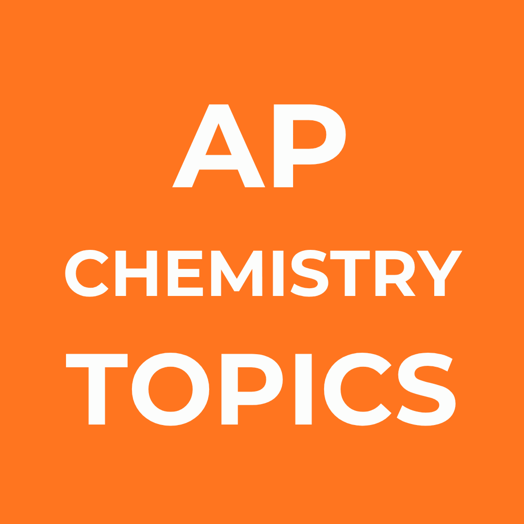 AP Chemistry Topics 2025–2026 | Complete Unit Breakdown